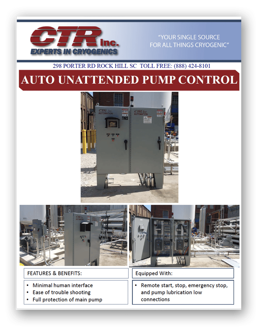 Auto Unattended Cryogenic Pump Control Panel | CTR