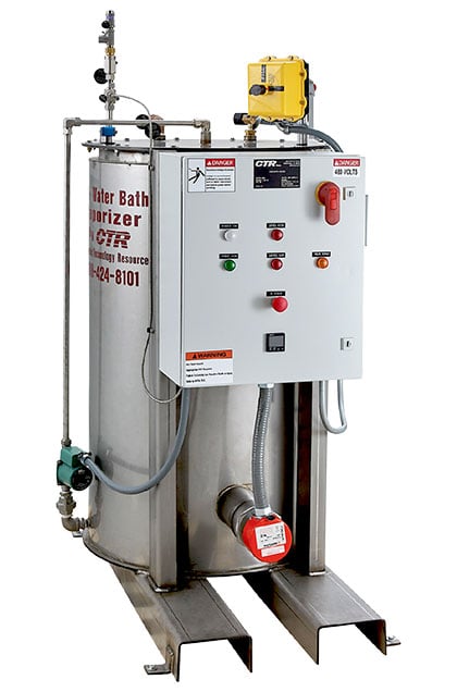 CO2 Water Bath Vaporizer for Cylinder Filling | CTR