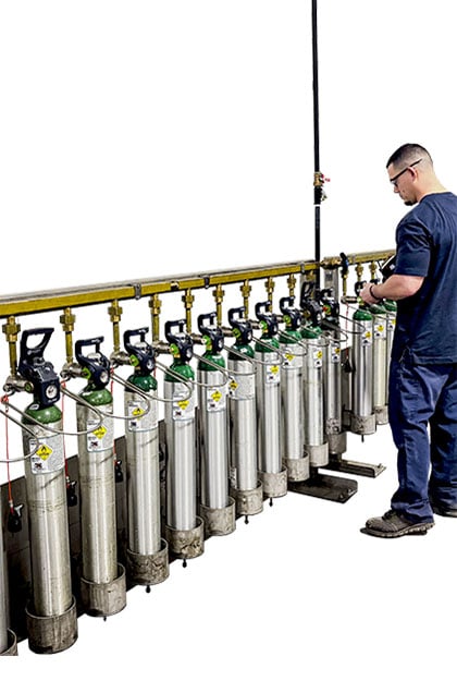 Linear Opus Gas Cylinder Filling System | CTR